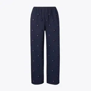 Tory Burch Embellished Cotton Pant