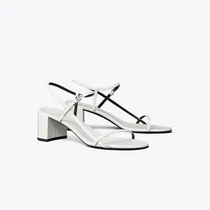Tory Burch Gigi Heeled Sandal - Bianco