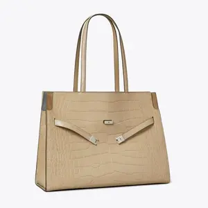 Tory Burch Lee Radziwill Embossed Tote