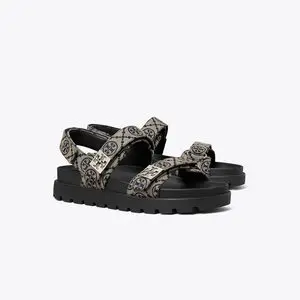 Tory Burch T Monogram Mellow Burch Sandal