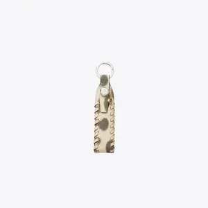 Tory Burch Leather Woven Bag Charm Multi