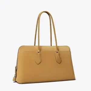 Tory Burch Lock Suede Satchel
