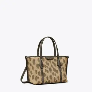 Tory Burch Mini Perry Canvas Tote - Cheetah