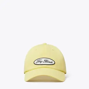 Tory Burch Logo Patch Baseball Cap - Yellow Sky