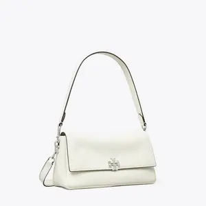 Tory Burch Small Charlie Shoulder Bag - Bianco