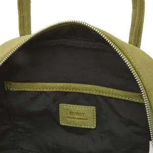 DUNST Suede Boston Bag - Pistachio