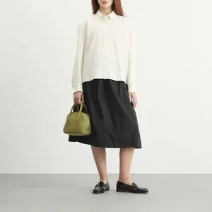 DUNST Suede Boston Bag - Pistachio