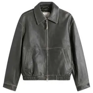 DUNST Drizzler Leather Jacket - Brushed Black