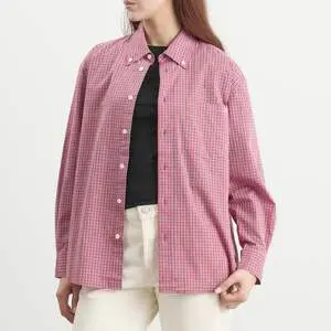 DUNST Oversized Checked Shirt