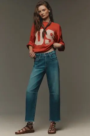 LE JEAN Pixie Ankle Mid-rise Relaxed Jeans - Liberty