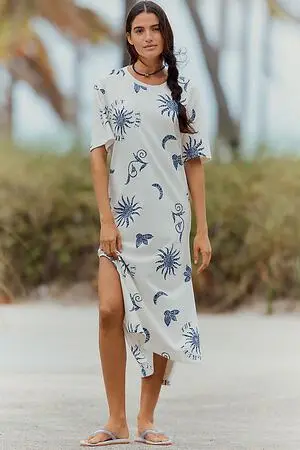 Women's Gathered T-Shirt Dresses