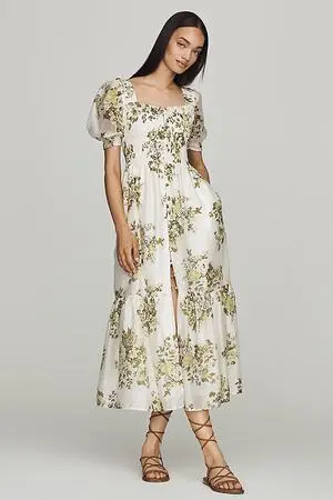 Anthropologie Puff Sleeve Day Dresses