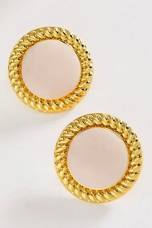 LOGAN TAY Rope Stud Earrings