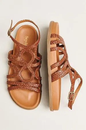 Seychelles Ankle Strap Sandals - Tan
