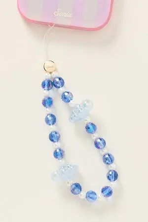Sonix Icon Beaded Phone Cha - Soft Blue