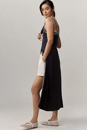 Maeve Button-front V-neck Top