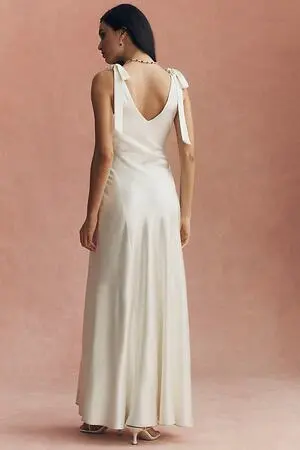 REFORMATION Pernille Sleeveless Silk Maxi Dress