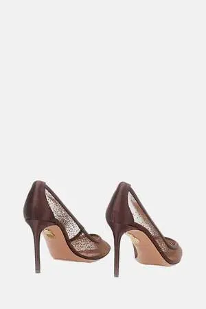 AQUAZZURA Nude Heel 85 - Brown