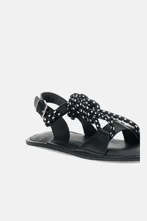 Plan C Sandals With Cord - Nero