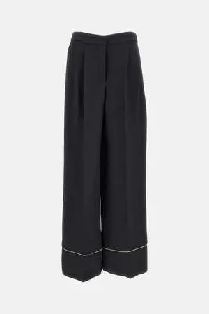 Fendi Tailored Wool And Silk Trousers
