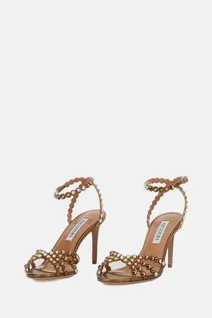 AQUAZZURA Tequila Sandal 85 - Brown