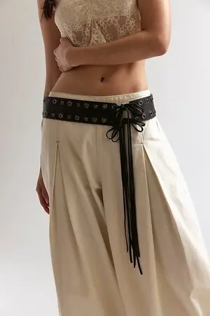 Free People Riot Grommet Leather Belt