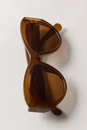 Free People Eden Cat Eye Sunglasses - Tort/chocolate