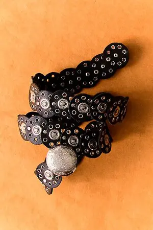 Free People Baby Follow Your Arrow Leather Belt - Black