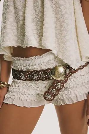 FREE PEOPLE Baby Follow Your Arrow Leather Belt