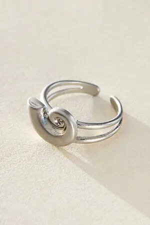 Free People Lucy Toe Ring Silver