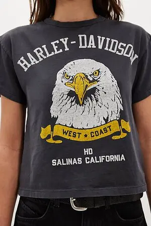 THE BUREAU Harley Davidson Eagle Baby Tee