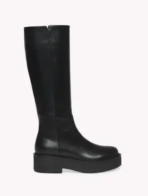 GIANVITO ROSSI Hiro Boot - Black Leather
