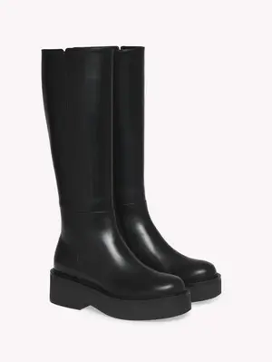 GIANVITO ROSSI Hiro Boot - Black Leather