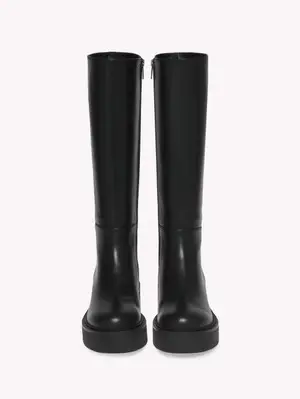 GIANVITO ROSSI Hiro Boot - Black Leather