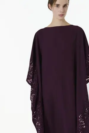 LEEM Laser-cut Kaftan - Purple