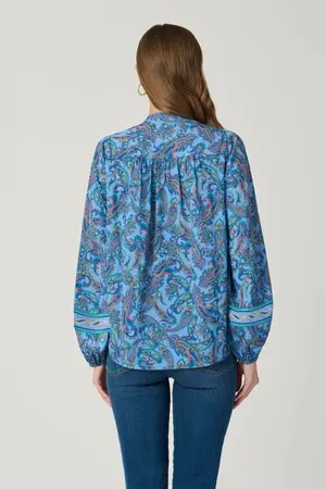 Shoshanna Cameron Pelotas Paisley Blouse