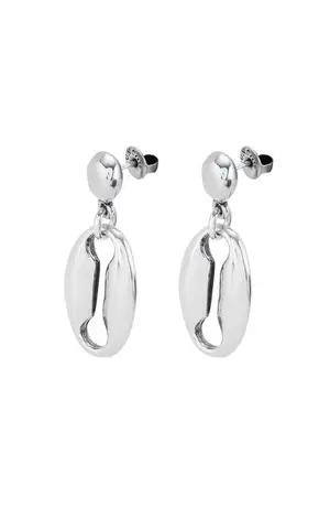 UNODE50 Link Shape Drop Earrings