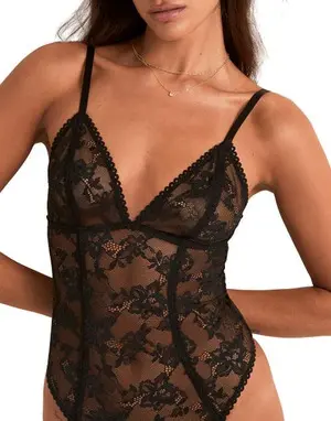 ADORE ME Clarise Bodysuit Lingerie - Black