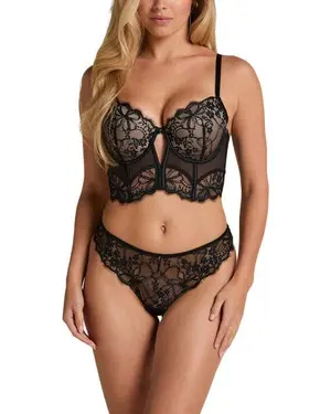 Hunkemoller Prina Thong - Caviar