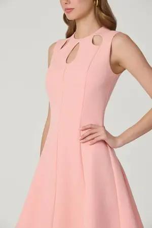 Shoshanna Alexandra Crepe Mini Dress