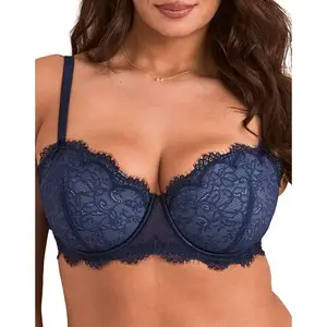 ADORE ME Karah Push Up Balconette Bra - Dark Blue