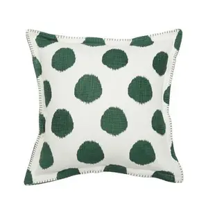 CAROL & FRANK Jungle Dot Printed Accent Pillow 20" X 20 - Green