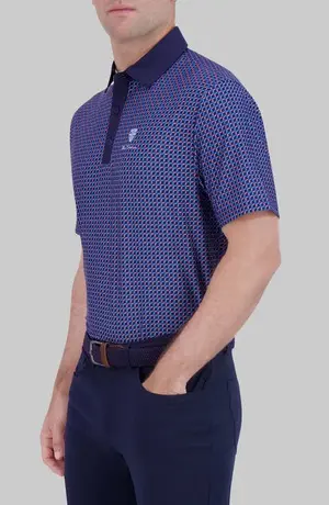 Ben Sherman Retro Geo Performance Golf Polo