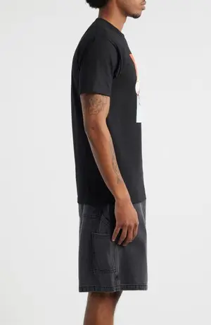 Obey Skateistan Graphic T-shirt - Black