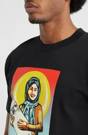 Obey Skateistan Graphic T-shirt - Black
