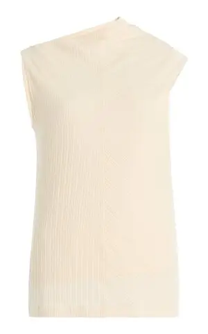 RÙADH The Toga Cotton-modal Top - Ivory