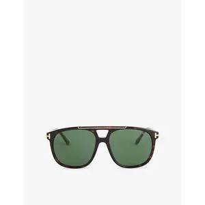 Tom Ford Green Aviator Sunglasses