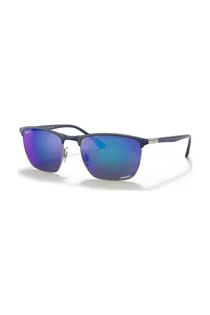 Ray-ban Chromance Square Sunglasses - Blue