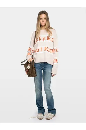 Zadig&Voltaire Striped Rock N Roll Intarsia Sweater