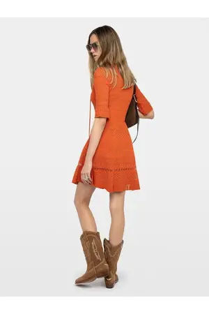 Zadig&Voltaire Memphisa Pointelle Mini Dress